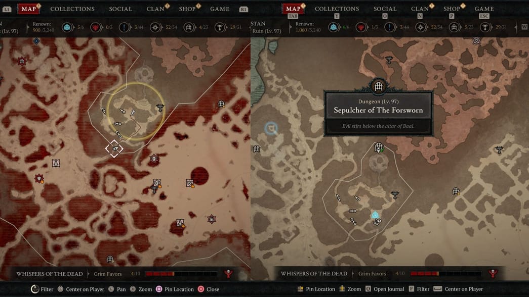 Diablo 4 Sepulcher of The Forsworn location, boss, requirement, and more