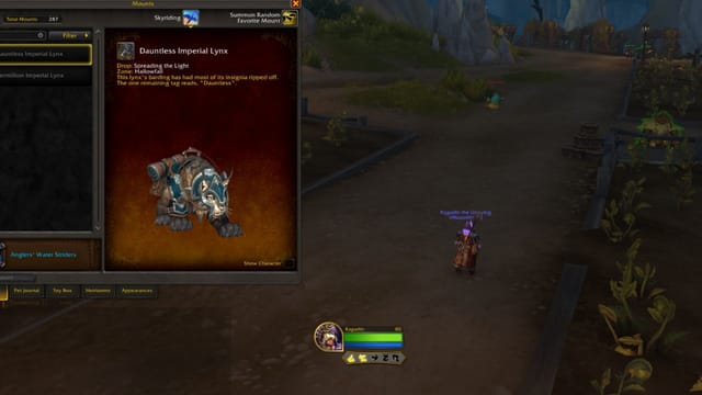 How to get the Dauntless Imperial Lynx in WoW The War Within