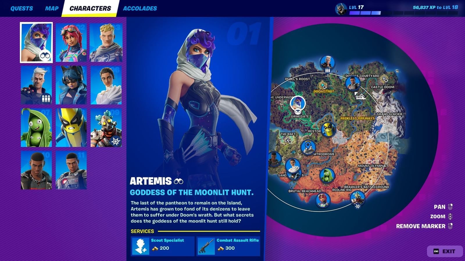 All NPC locations and what they offer in Fortnite Chapter 5 Season 4