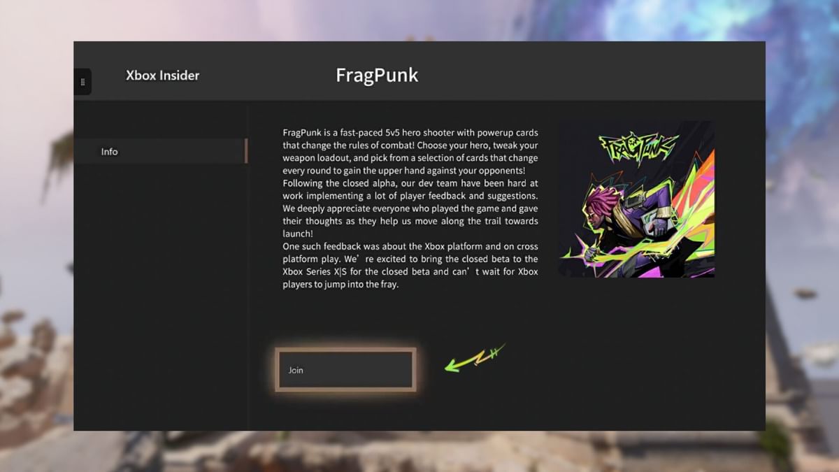 How to sign up for FragPunk Closed Beta