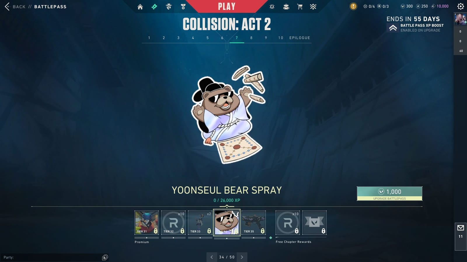 Valorant Episode 9 Act 2: All Battlepass tiers and rewards