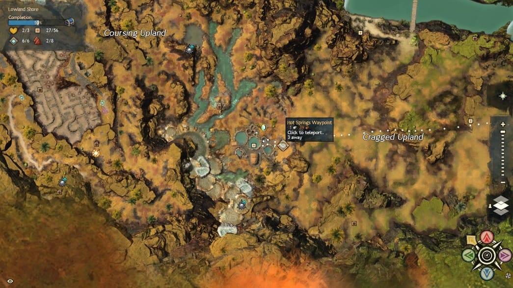 All Mastery Insight locations in Lowland Shores of Guild Wars 2