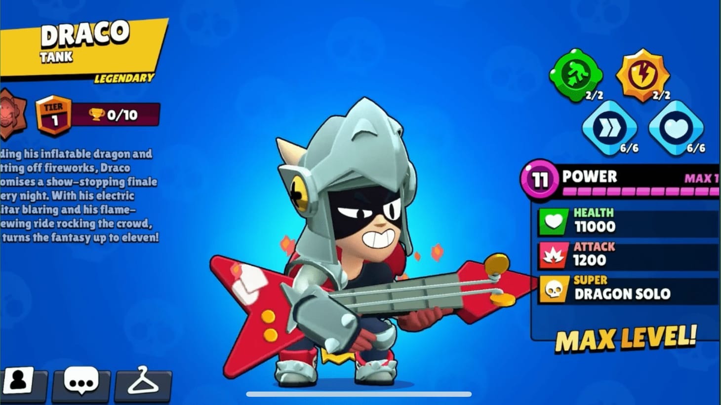 How to get Brawl Stars Draco Guitar for free