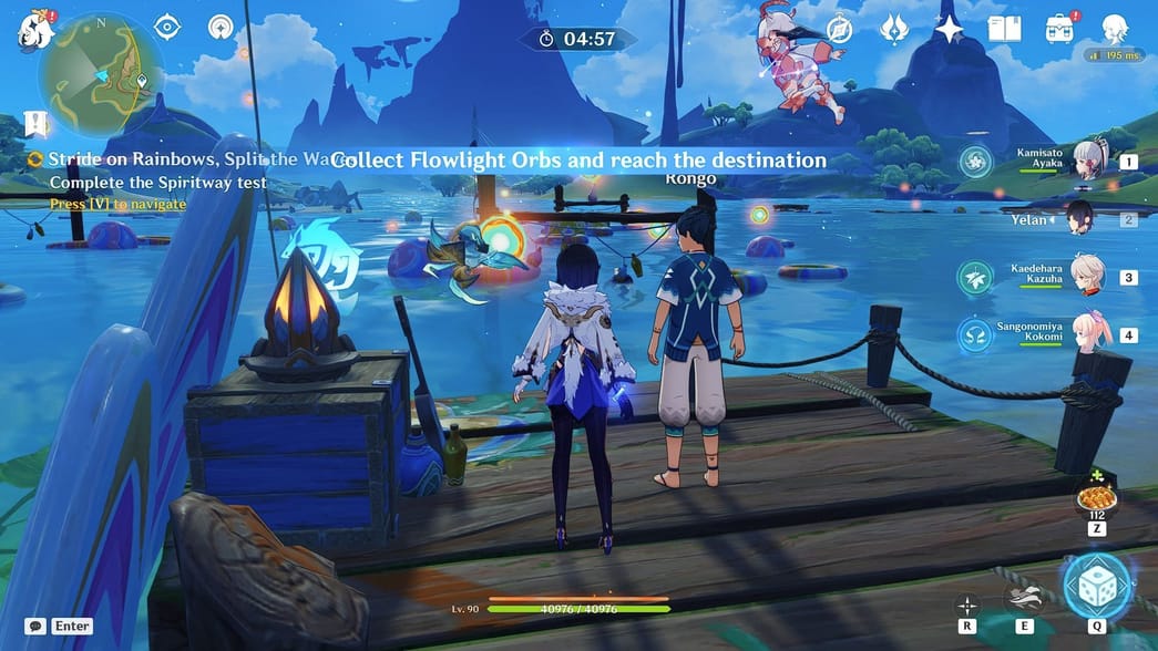 Genshin Impact Stride on Rainbows, Split the Waves quest guide