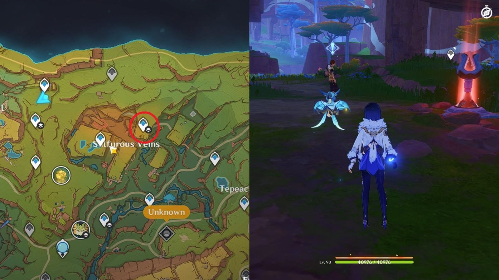 Genshin Impact Beneath the Crystal Rock quest guide