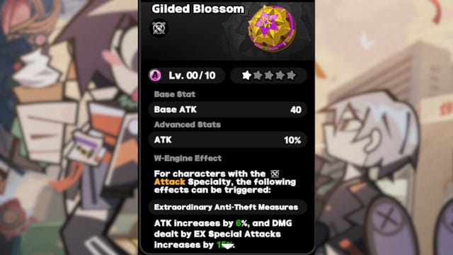 How to obtain Gilded Blossom W-Engine in Zenless Zone Zero