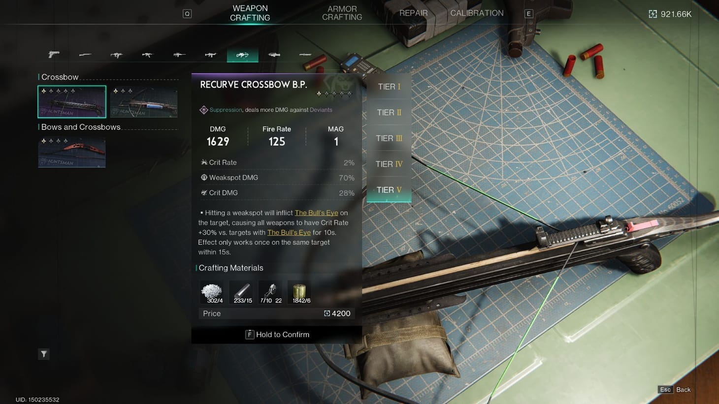 How to get Recurve Crossbow in Once Human