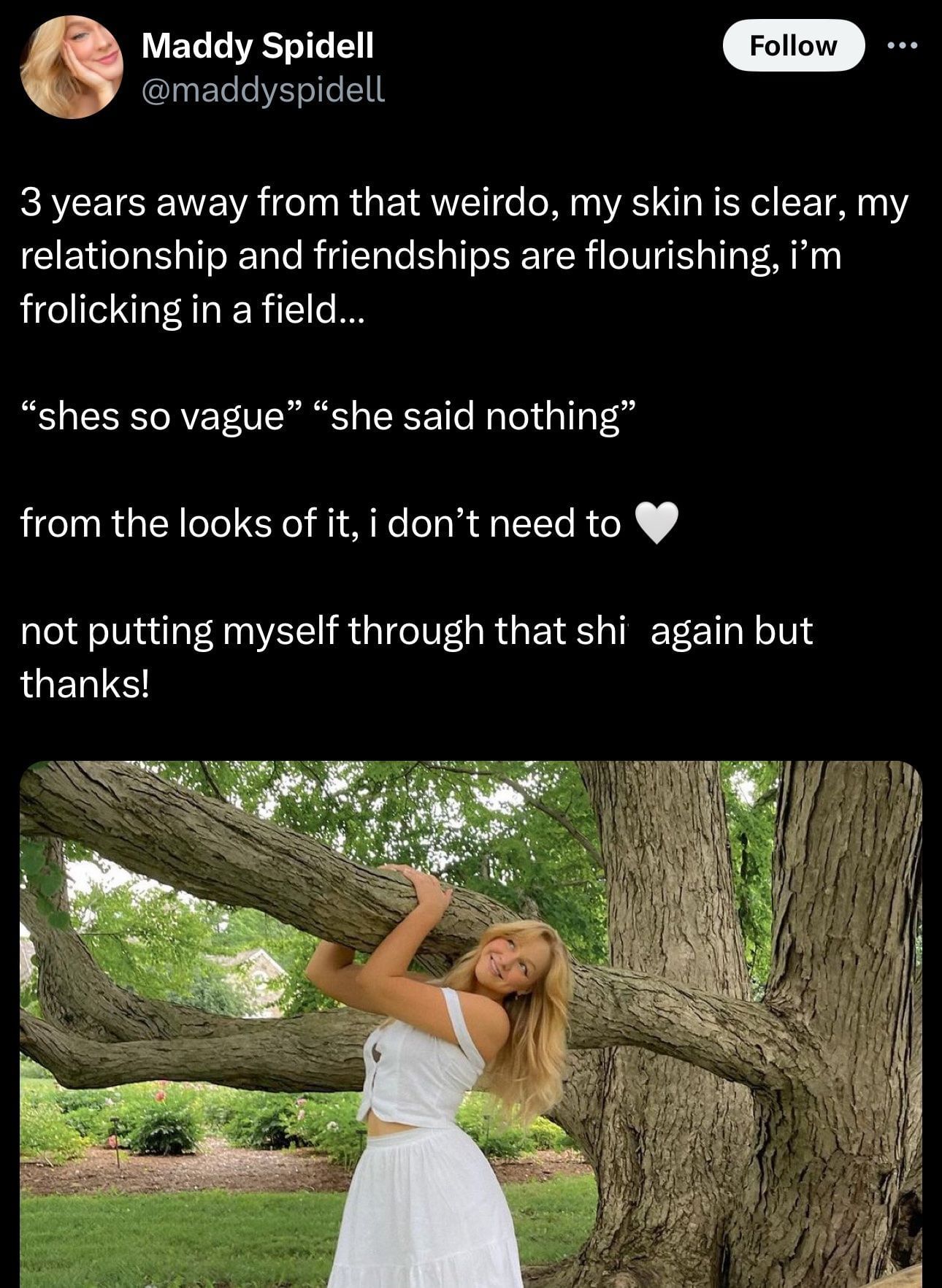 MrBeast's former girlfriend Maddy Spidell seemingly criticizes the ...