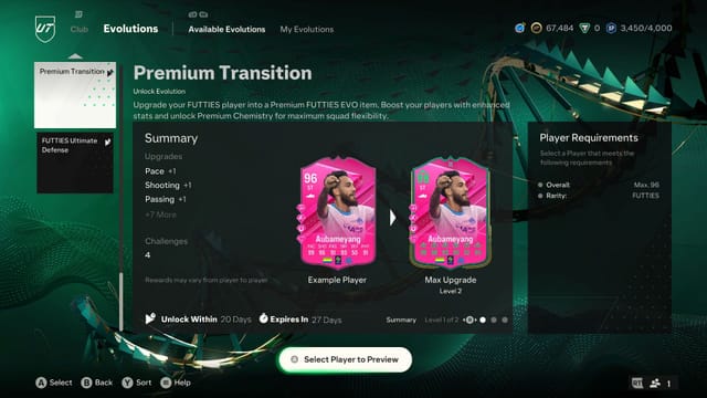 EA FC 24 Premium Transition Evolution guide: Best players to use, all ...