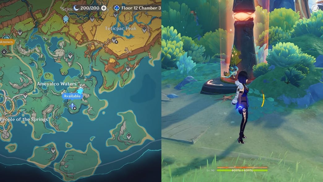 Genshin Impact 5.0 Statue of The Seven locations