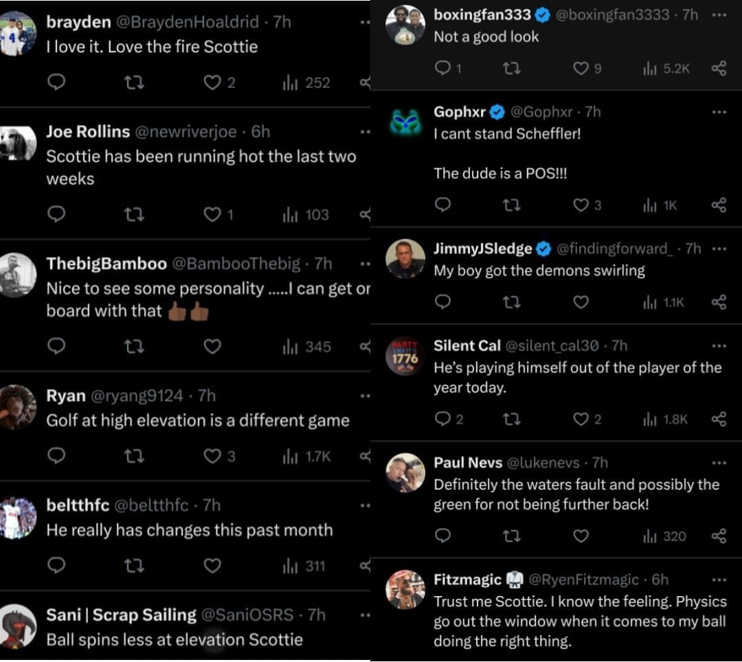 “Scottie Scheffler developing some anger issues”; “Who knew” – Fans react to World No.1’s ...