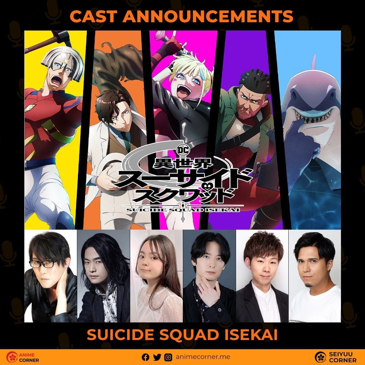 Suicide Squad Isekai voice cast