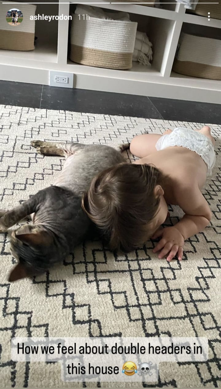 PHOTO: Carlos Rodon's wife Ashley captures family's hilarious reaction ...
