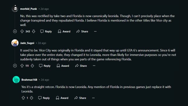 "Is Florida cannon?": GTA 6 Leonida makes fans wonder why Rockstar used ...