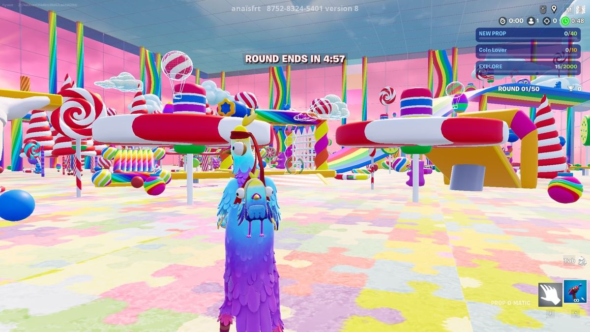 Fortnite Prop Hunt Candy Land: UEFN map code, how to play, and more
