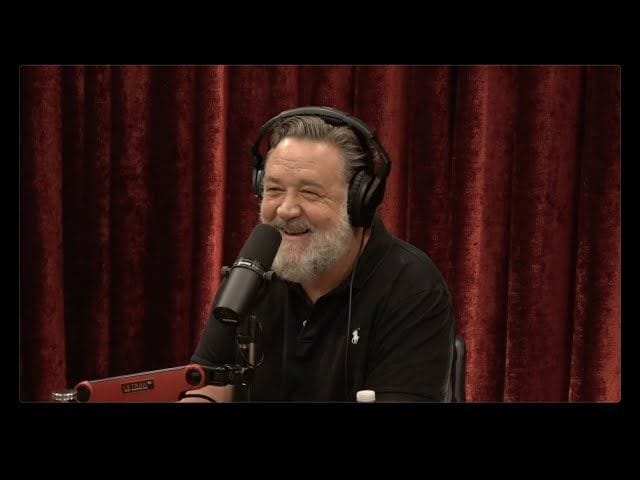 Joe Rogan and Russell Crowe talk about being starstruck, with Crowe ...