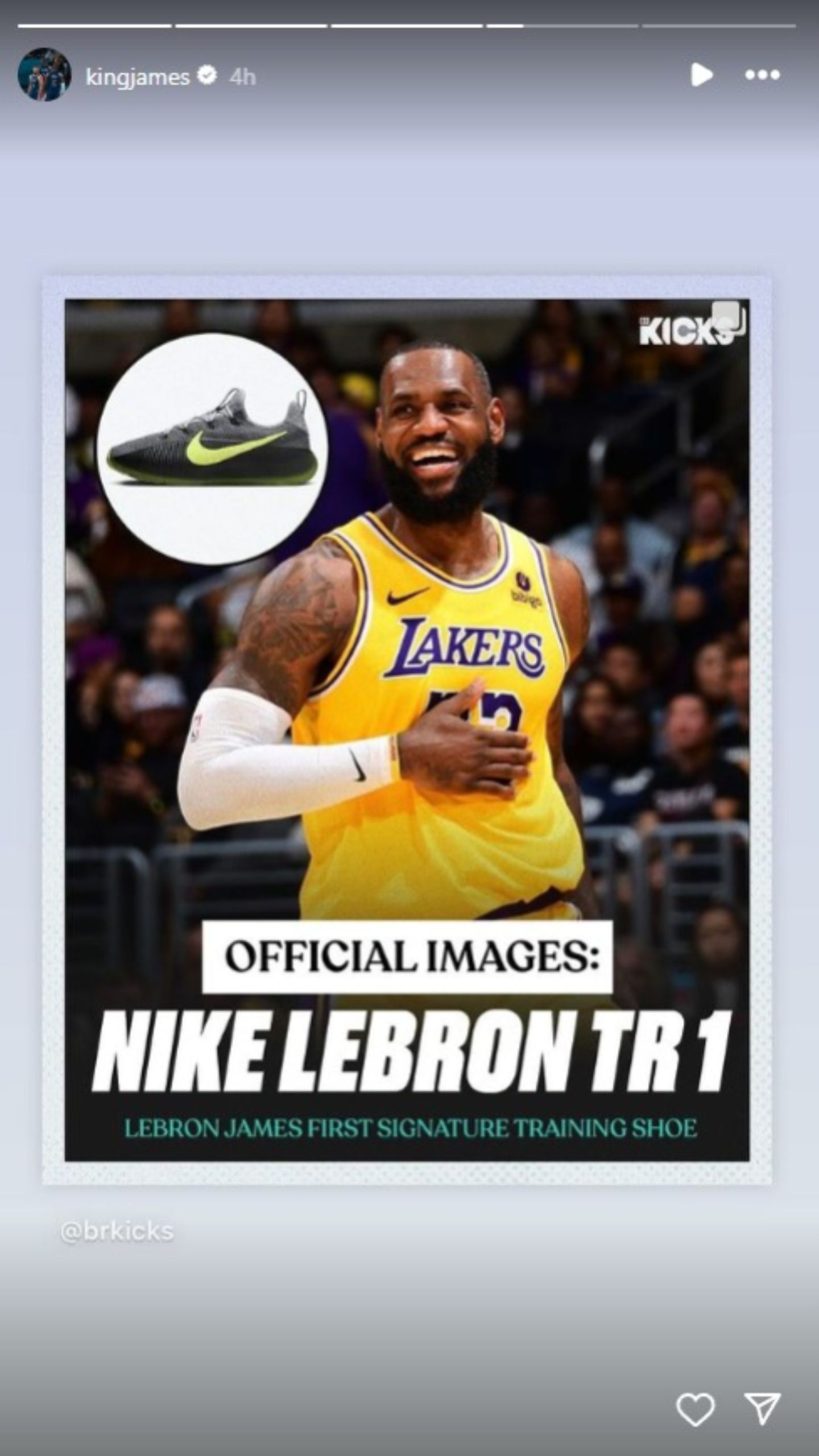 Photos: LeBron James unveils first ever signature Nike LeBron 'TR1 ...