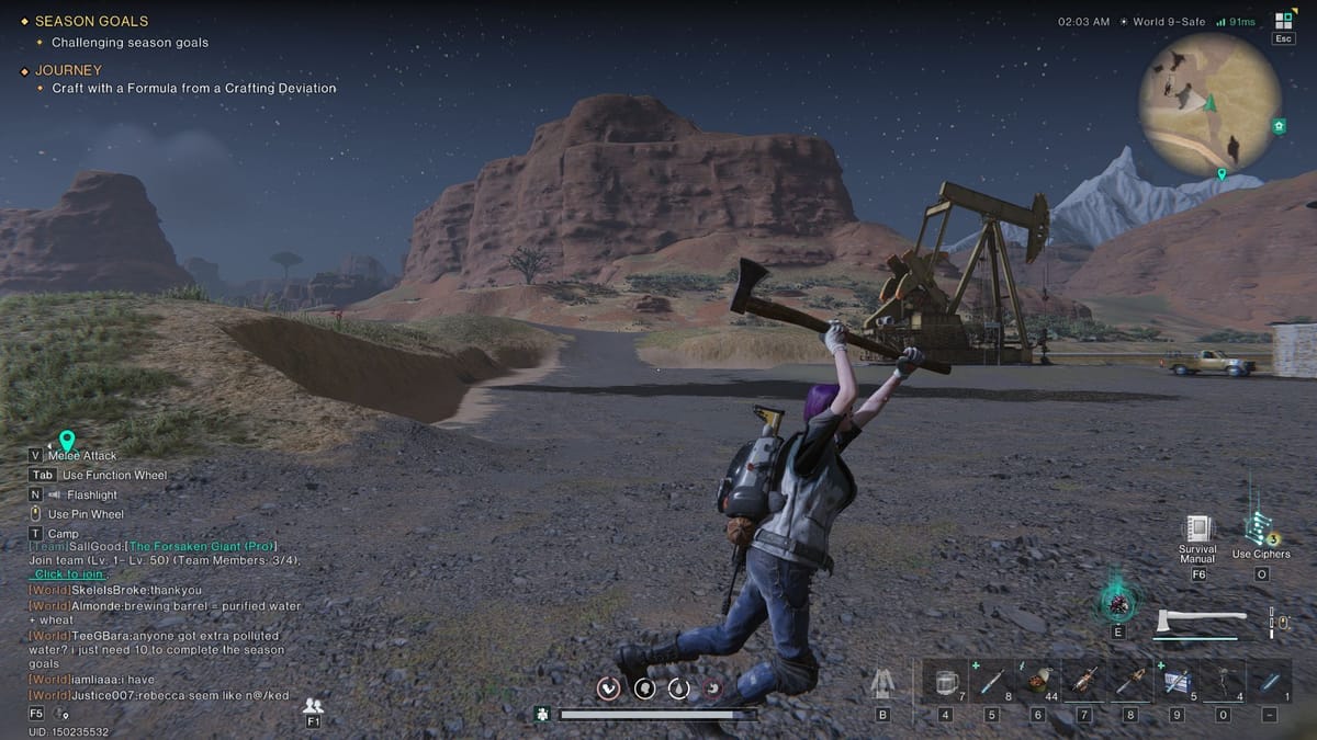 Are melee builds viable in Once Human?