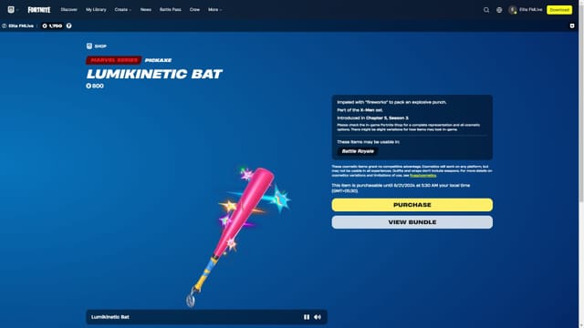 How to buy items from the Fortnite Web Shop