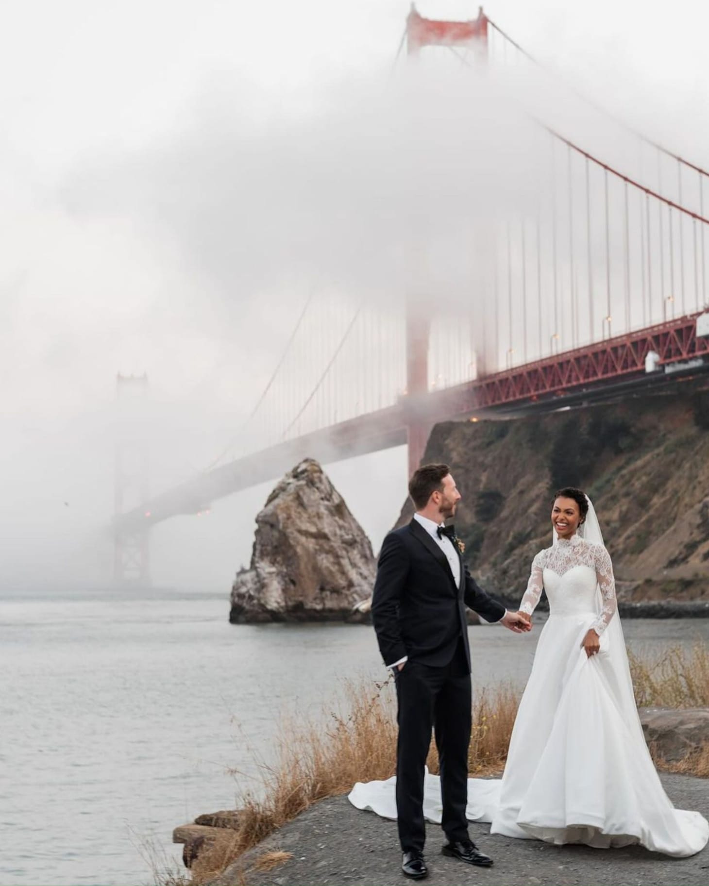 PHOTOS: Malika Andrews shares wedding highlights with NBA reporter spouse