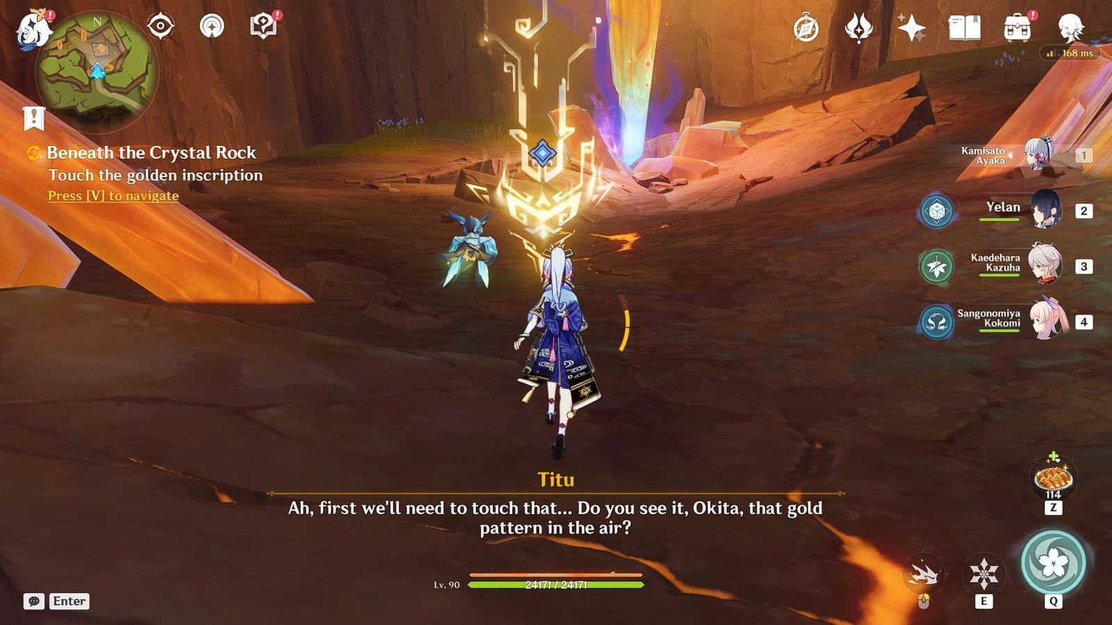 Genshin Impact Beneath the Crystal Rock quest guide