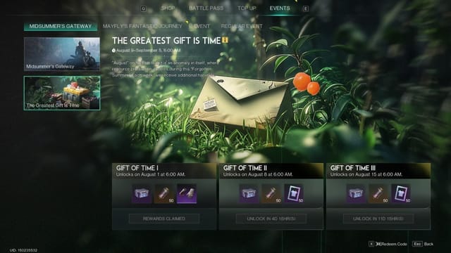 All Once Human events this month (August 2024)