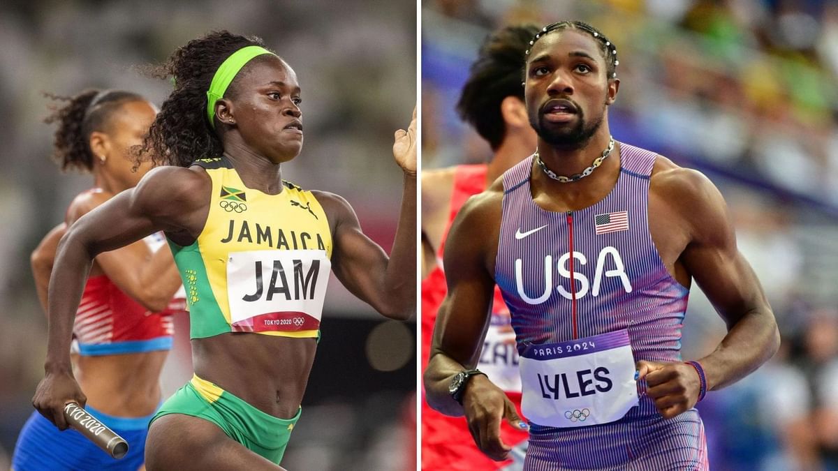 How did Noah Lyles' girlfriend Junelle Bromfield perform at Paris ...