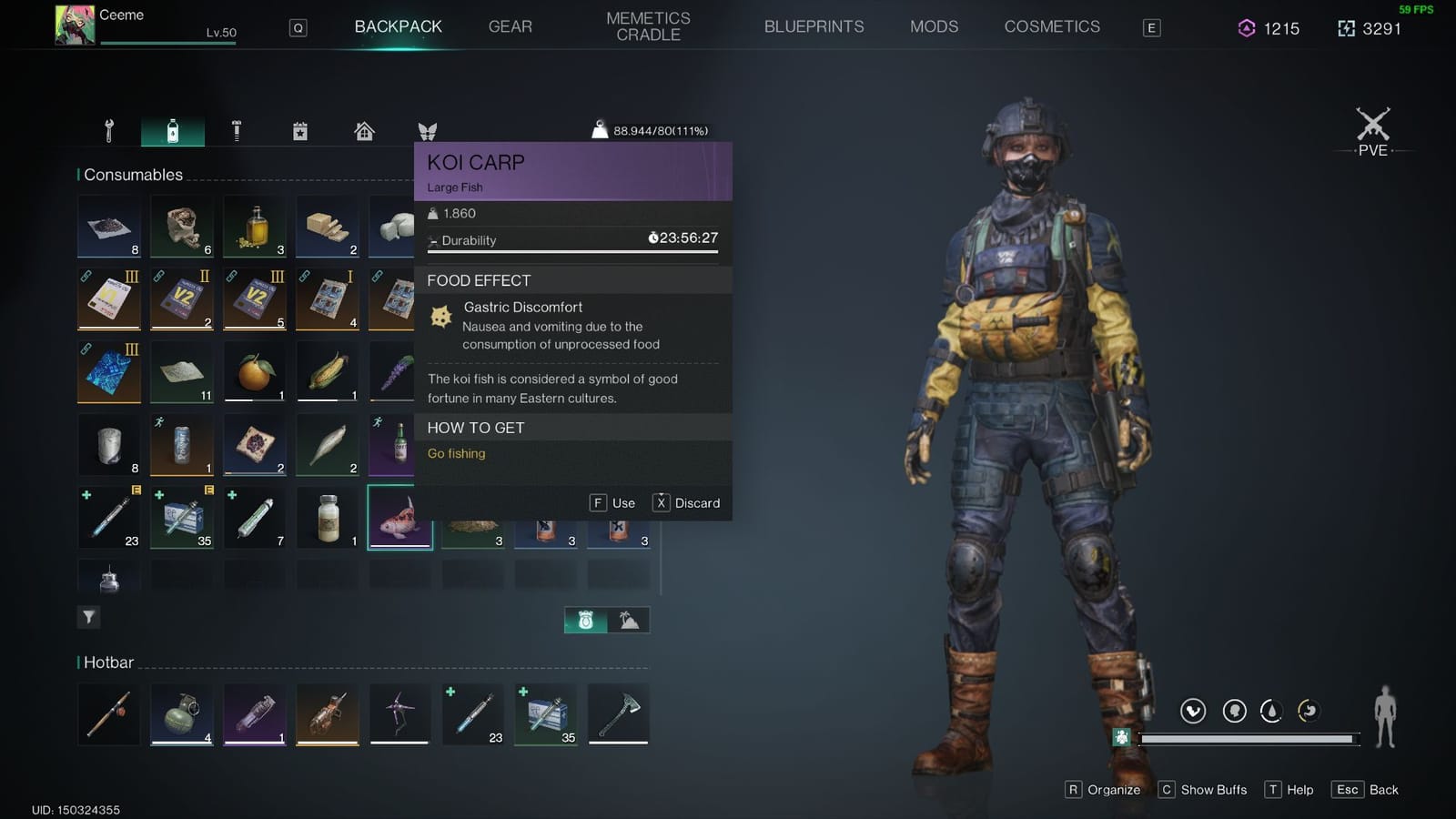 Complete Once Human fish list (1.1)