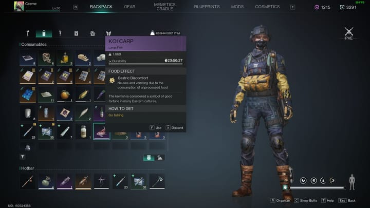 Complete Once Human fish list (1.1)