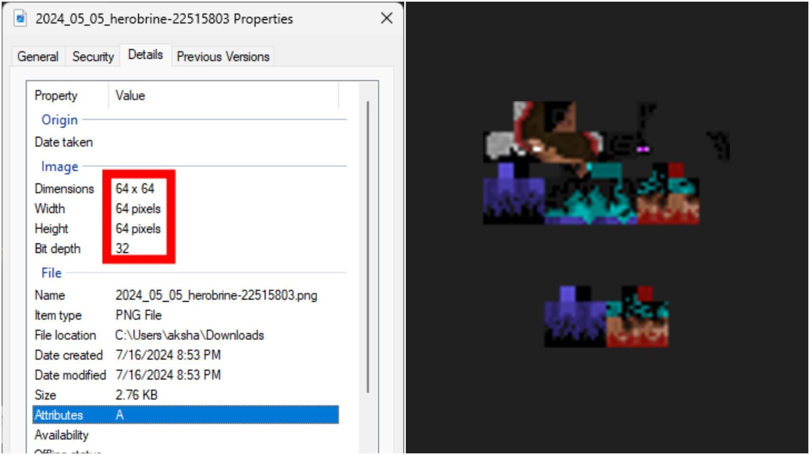 Minecraft skin images must be 64x64 error: Possible fixes explored