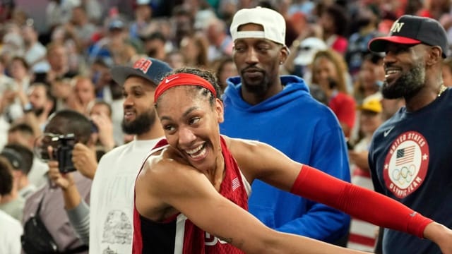 Bam Adebayo takes a friendly jab at Olympics hangout buddy A'ja Wilson ...