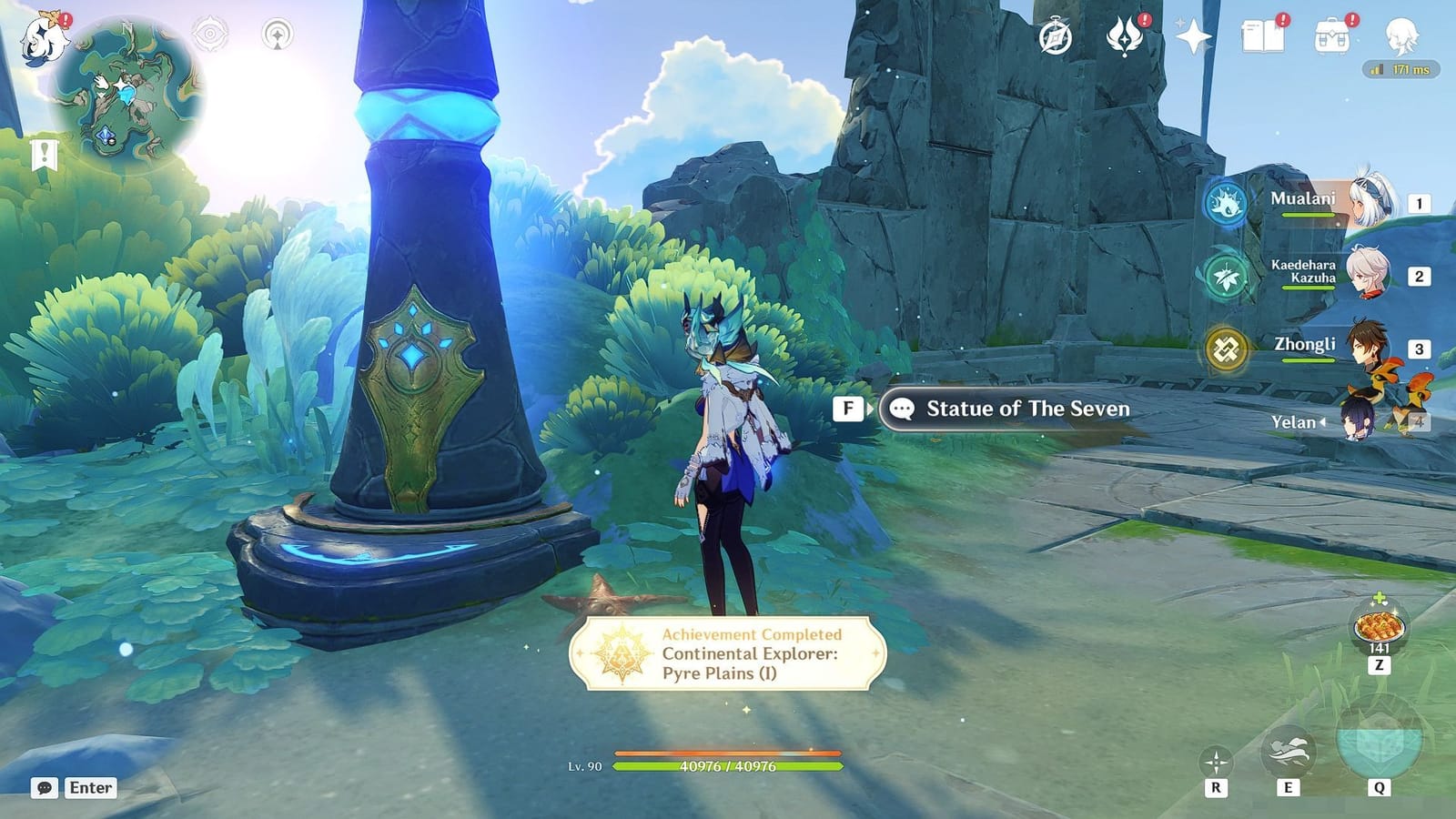 Genshin Impact 5.0 Statue of The Seven locations