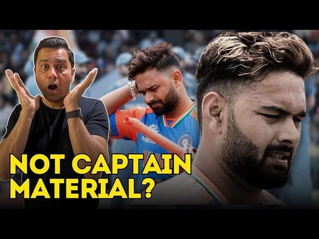 "Is Rishabh Pant not even a candidate for Test captaincy?" - Aakash ...