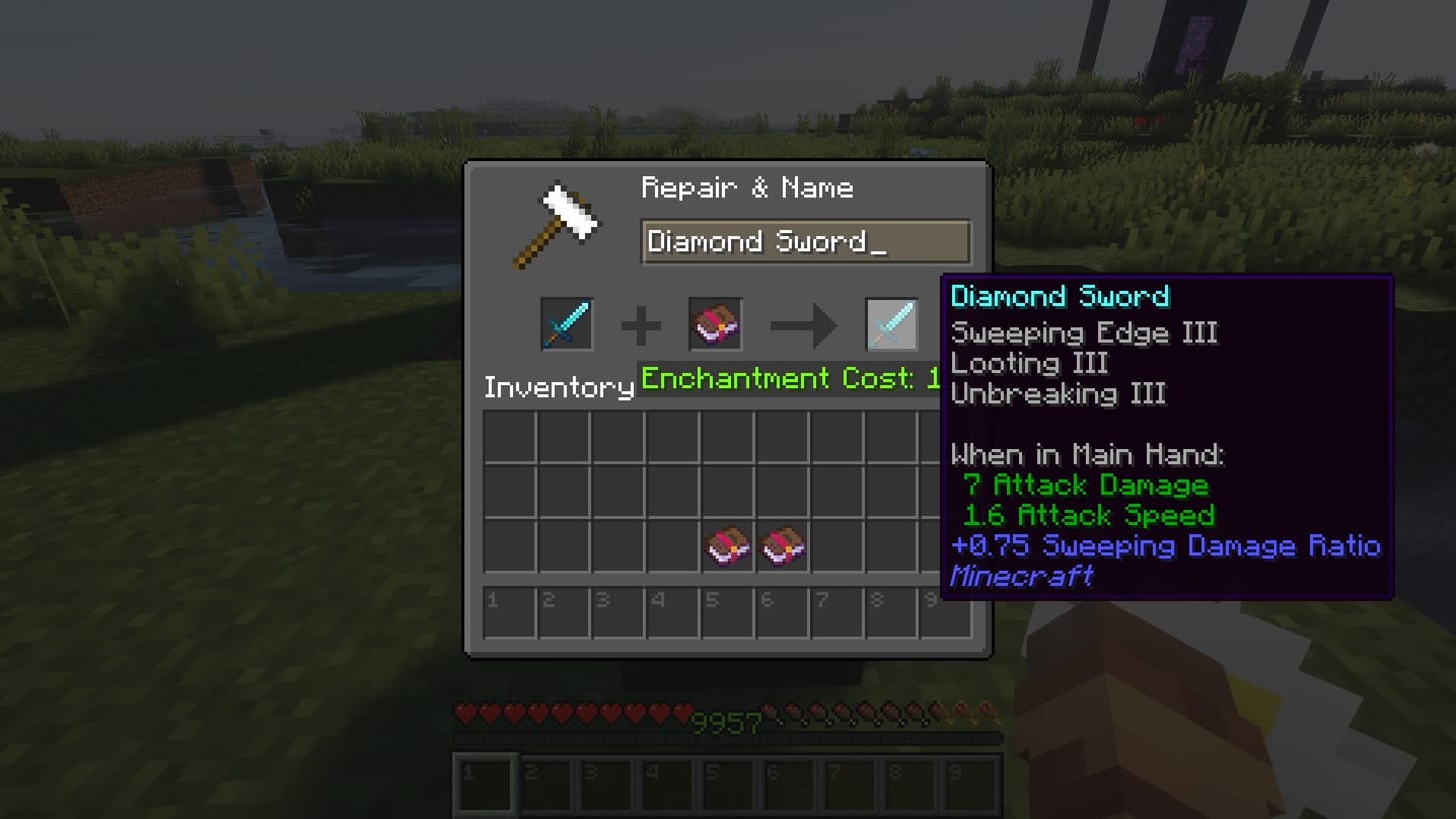 How to use Minecraft enchant calculator
