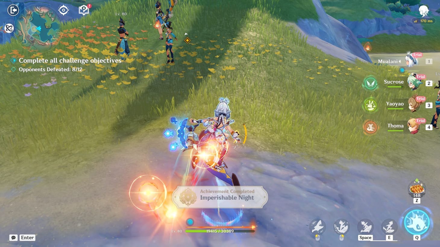 Genshin Impact 5.0 achievements list