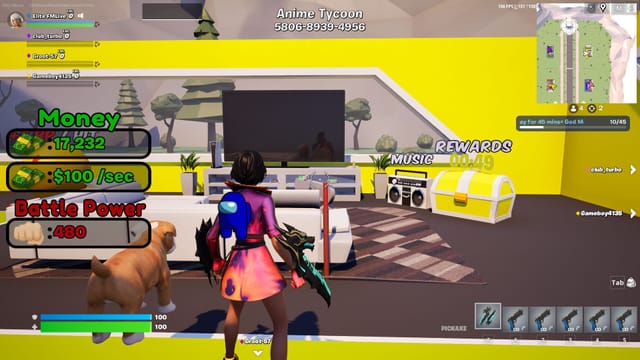Fortnite Anime Tycoon: UEFN map code, how to play, and more