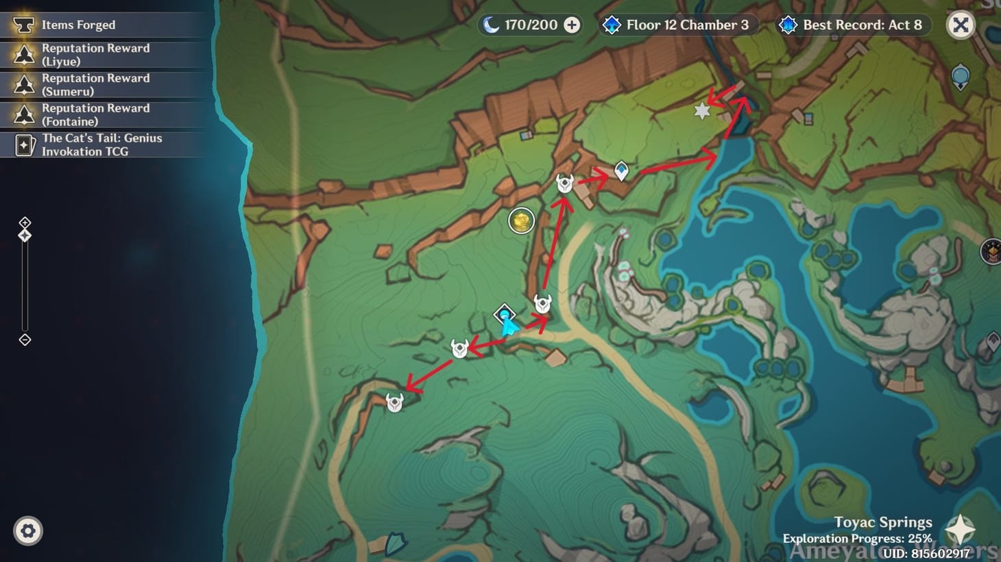 Genshin Impact Sauroform Tribal Warriors locations and farming routes