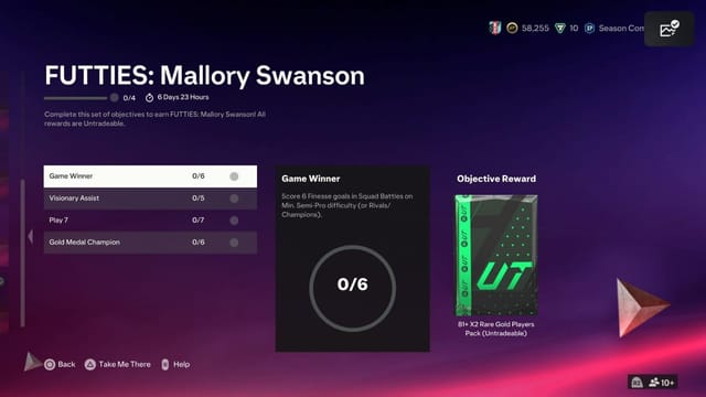 How to earn the EA FC 24 Mallory Swanson FUTTIES card for free?