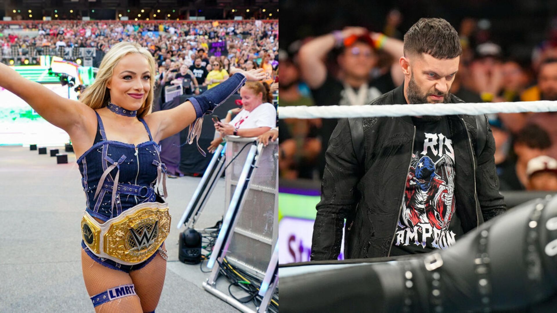 Liv Morgan reacts to Finn Balor's message after costing Damian Priest the World Heavyweight ...