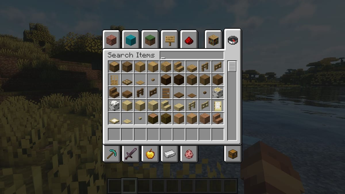 Complete list of all Minecraft inventory shortcuts
