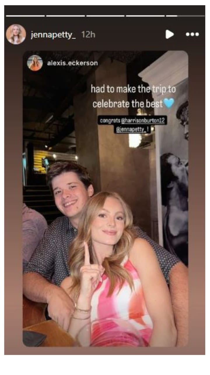 In Photos: Jenna Petty gives a peek into dinner celebration for fiancé ...