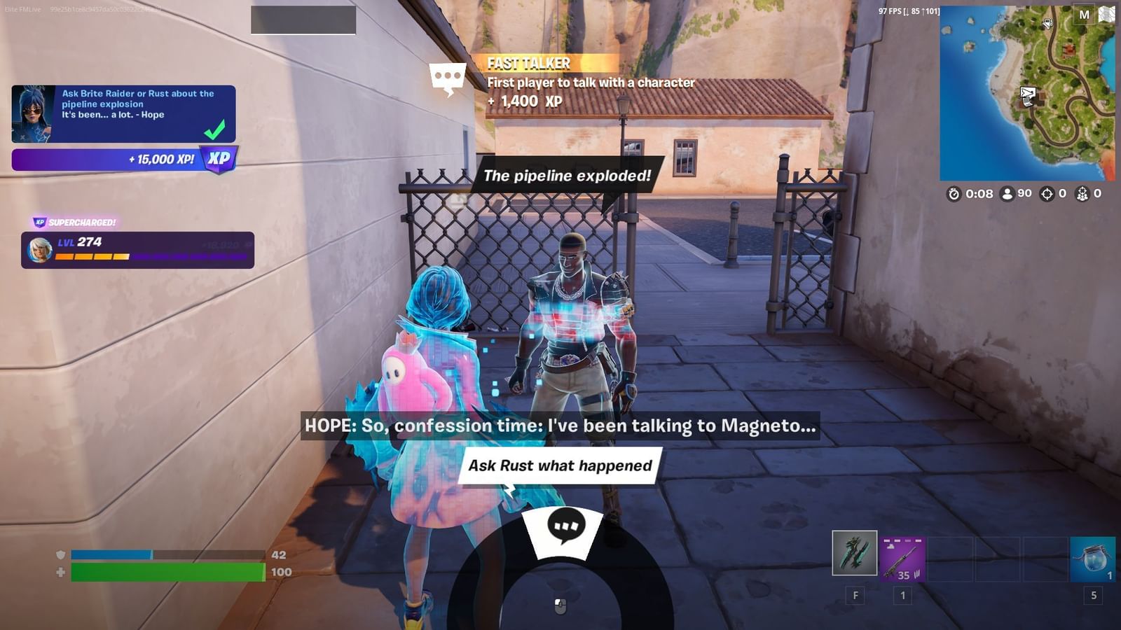 How to complete Beware the Wanderer Story Quests in Fortnite