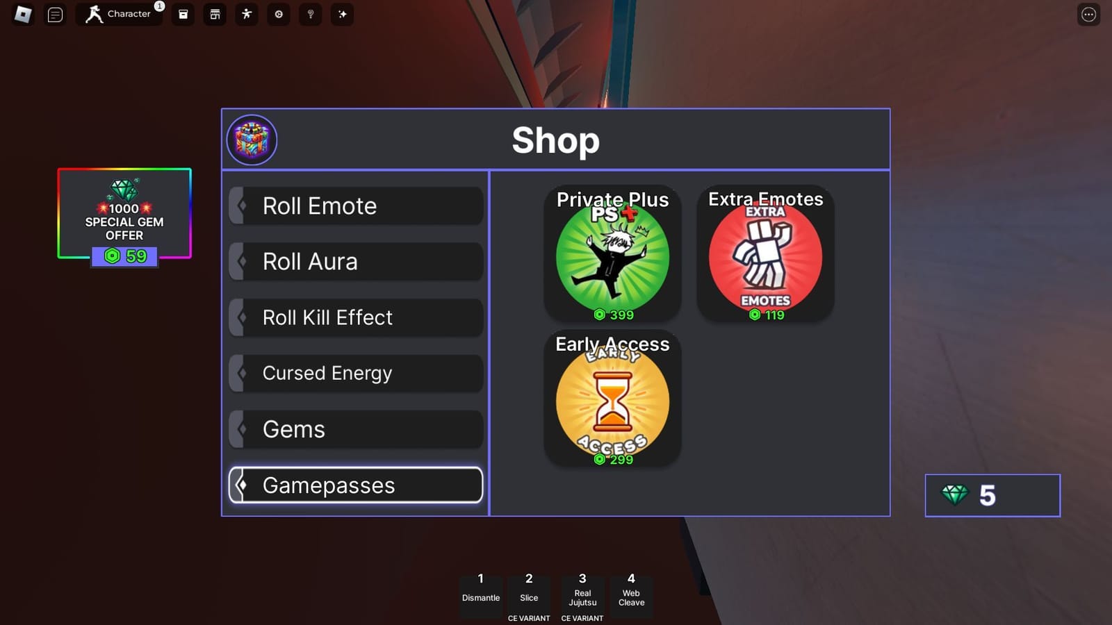 Jujutsu Beatdown: All characters