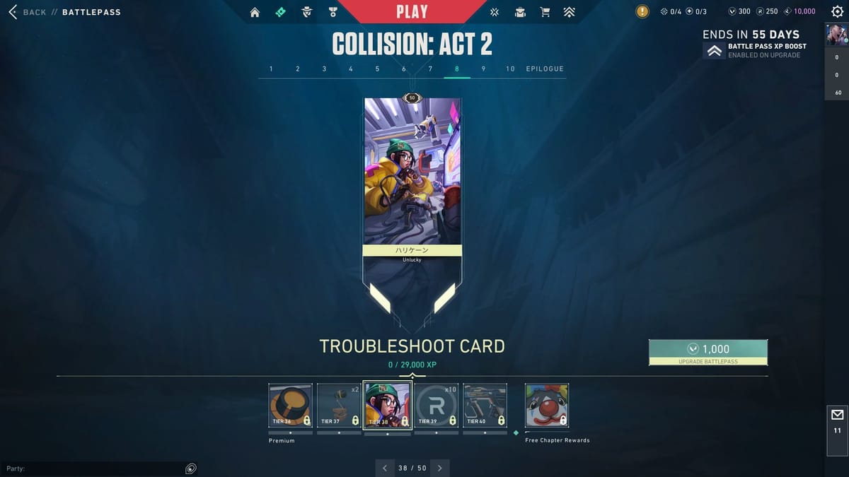 Valorant Episode 9 Act 2: All Battlepass tiers and rewards