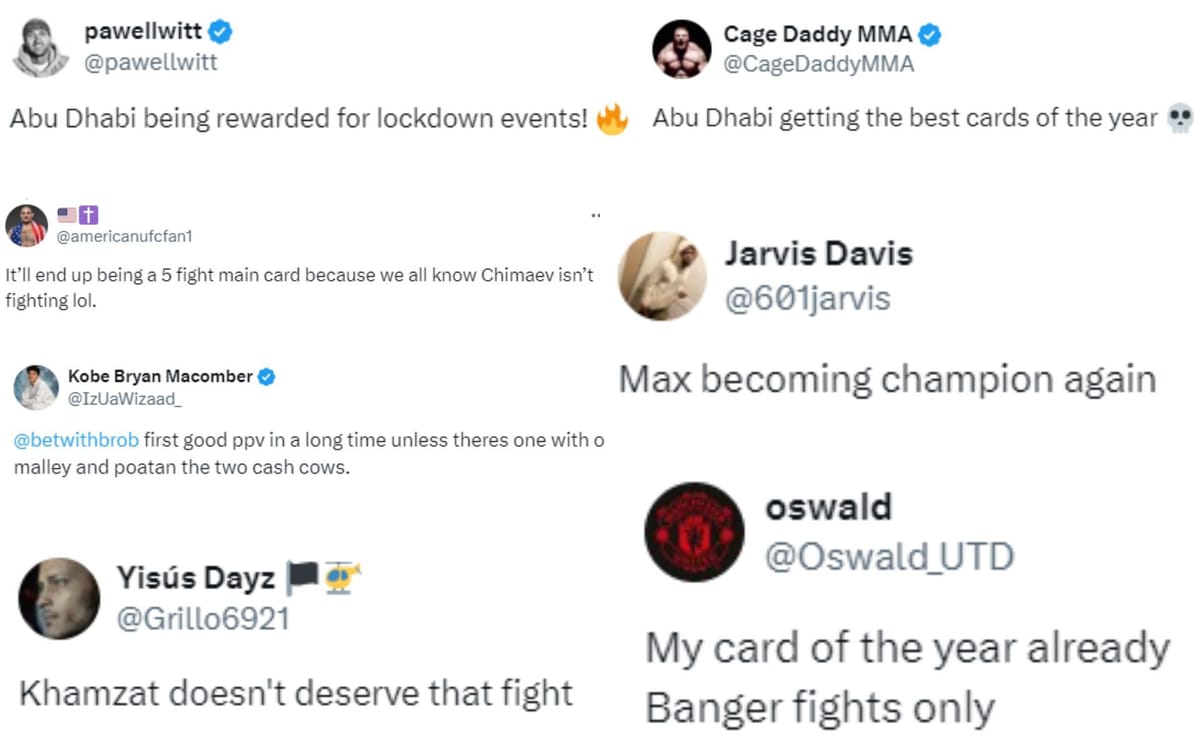 UFC 308 fight card: “Banger fights only” - Fans can’t keep calm as UFC ...