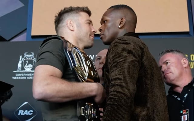 UFC 305 ceremonial weigh-in: What time are the final faceoffs?