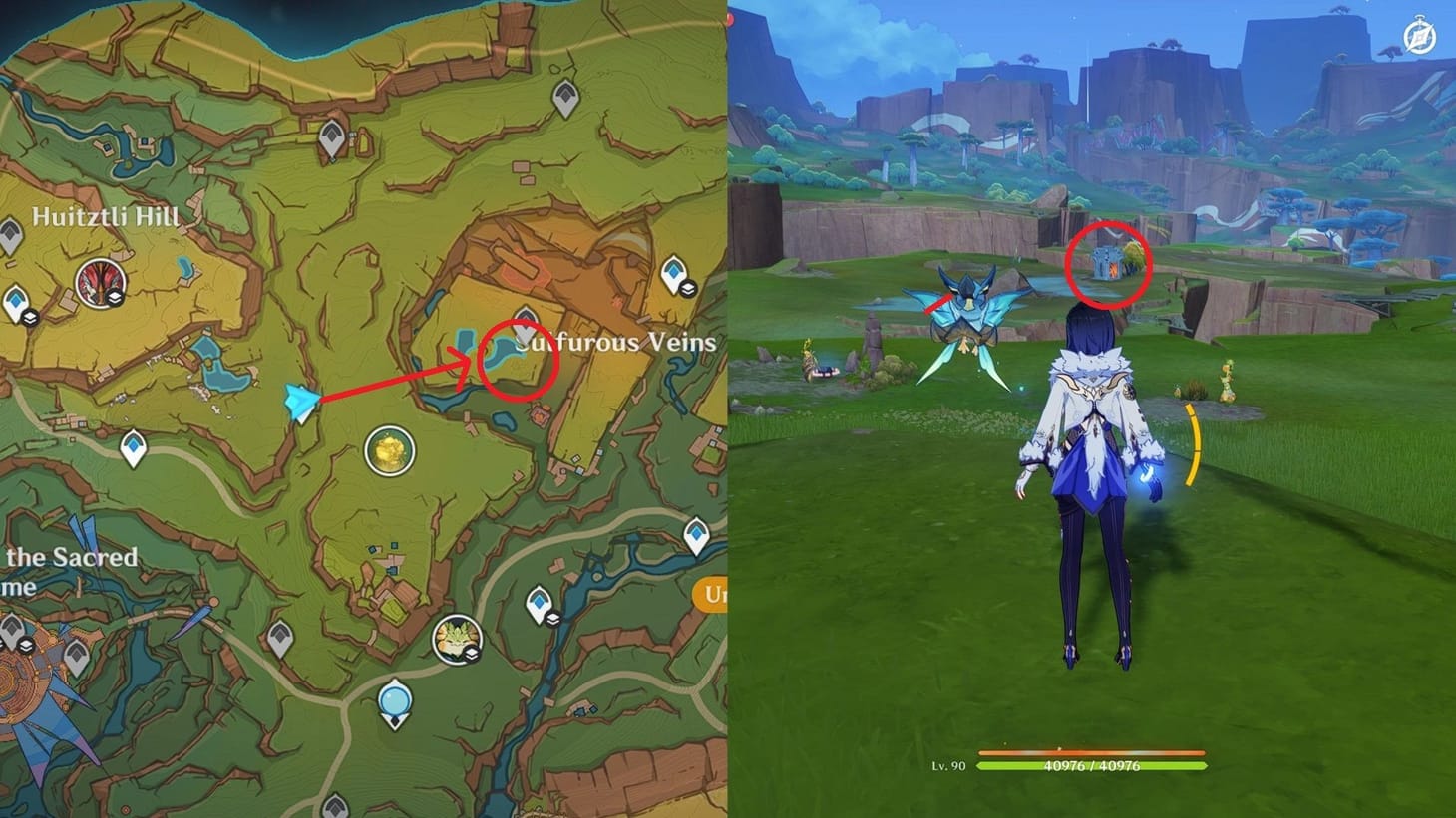 Genshin Impact 5.0 Shrine of Depths locations