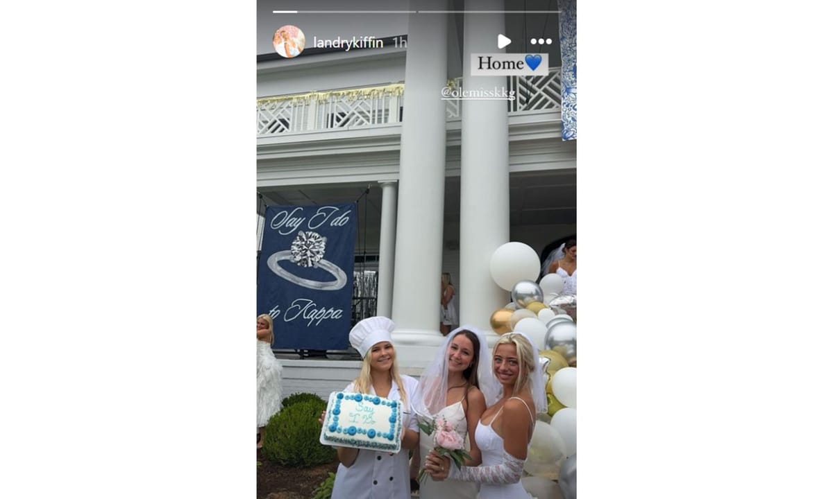 Lane Kiffin’s daughter Landry shows up as a bride to special Ole Miss ...