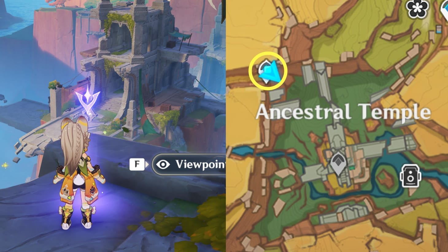 Natlan Viewpoints: Genshin Impact Natlan Viewpoints locations