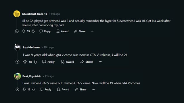 "42 and very ready": GTA 6 fans share their to be age by the time the ...